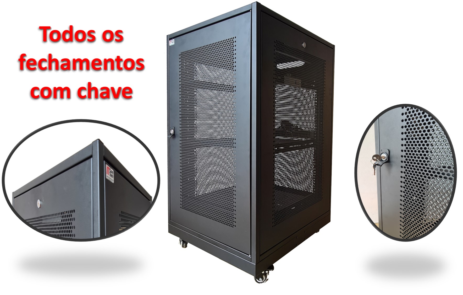 Mini Rack SoHo Completo, para escritórios, agências, pequenas empresas ...