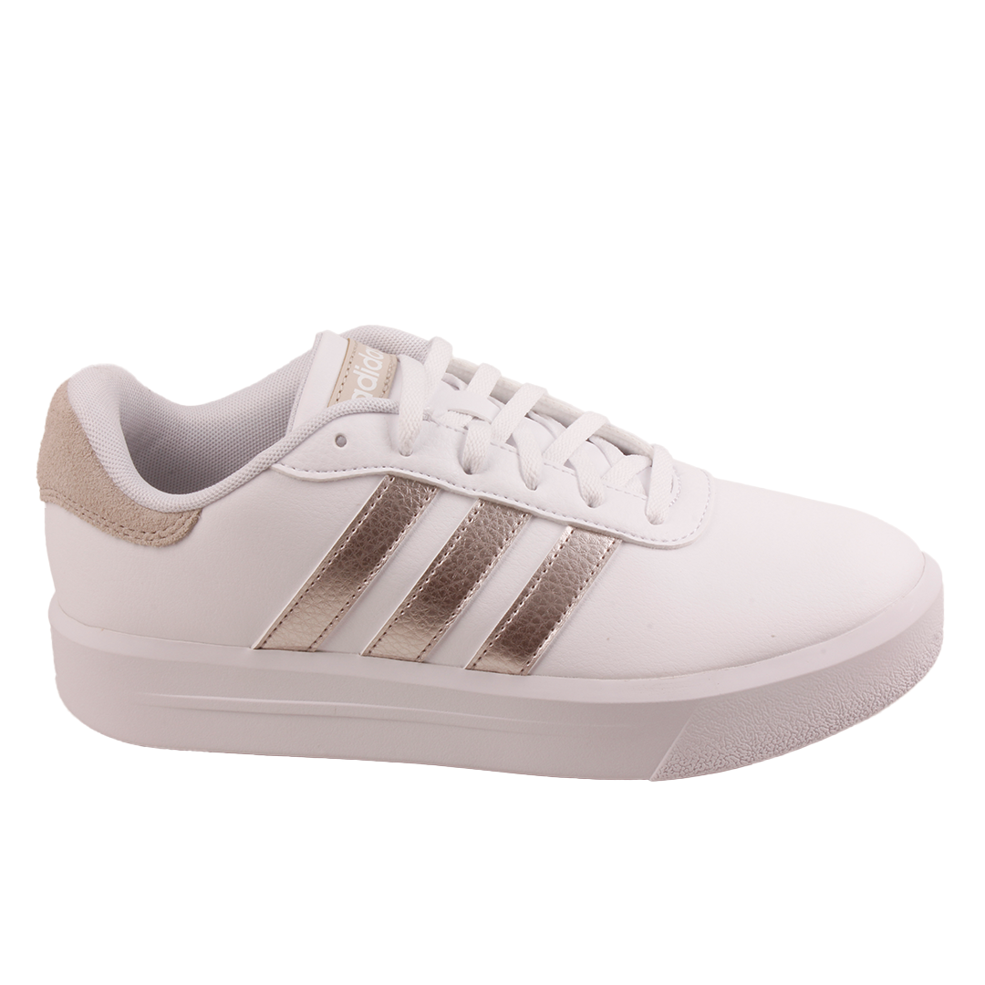 Tênis Feminino Casual Moda Confortável Adidas Court Platform - Becker ...