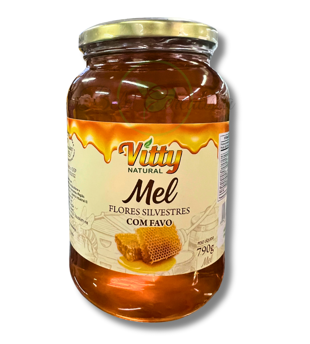 Mel Silvestre com Favo 790g Vitty Natural - Bela Cerealista