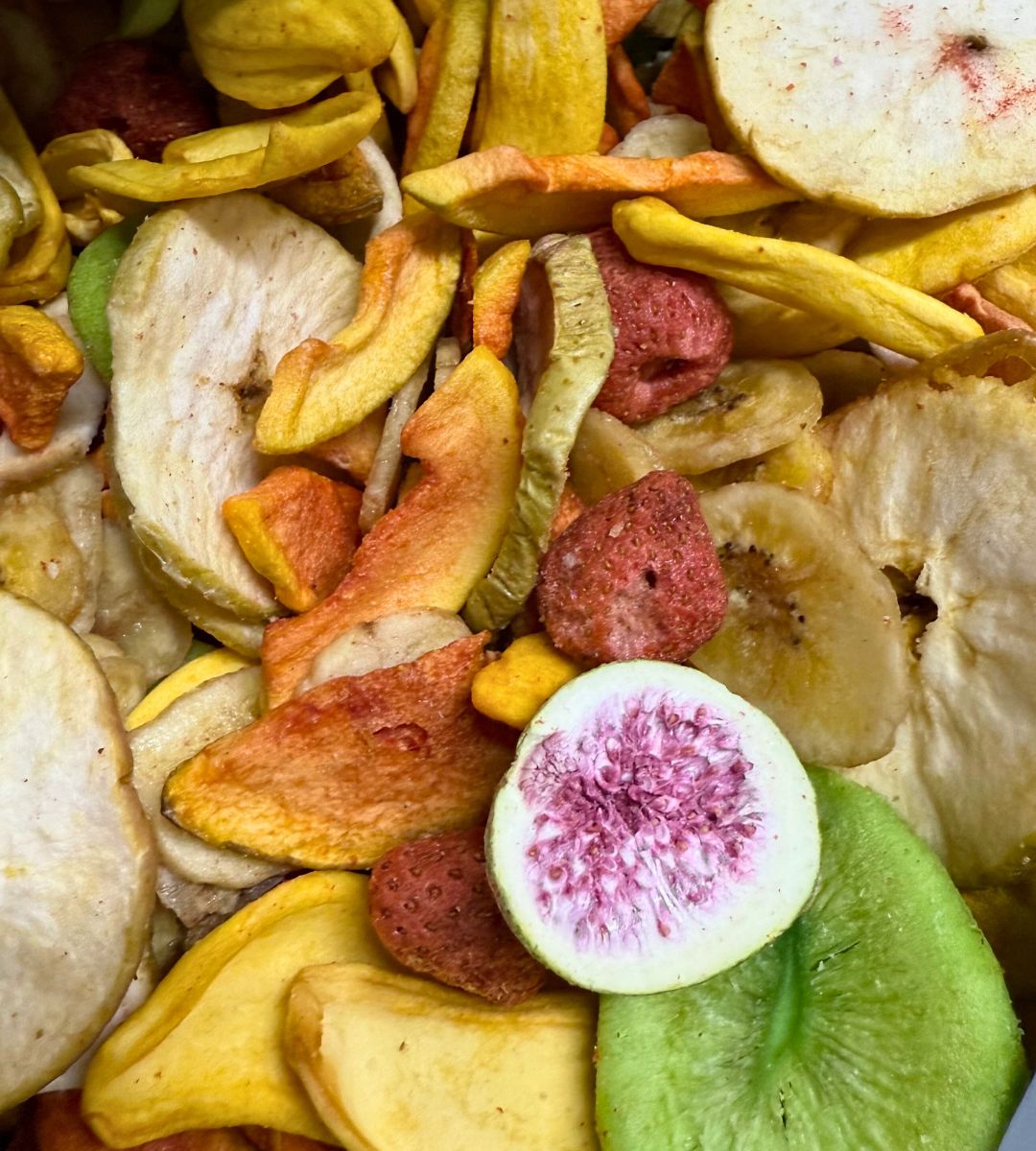 Chips Mix de Frutas Tropicais Zero Açúcar Granel - Bela Cerealista