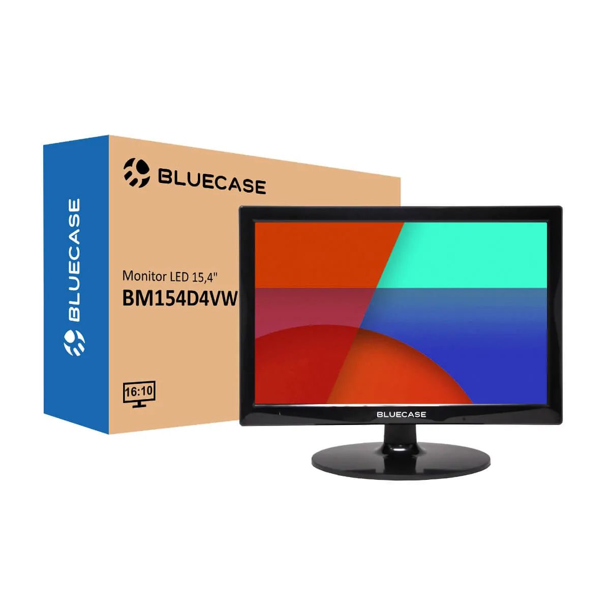 Monitor Bluecase 15,4" Led Widescreen Vga BM154D4VW - BS Informática - 11 Anos