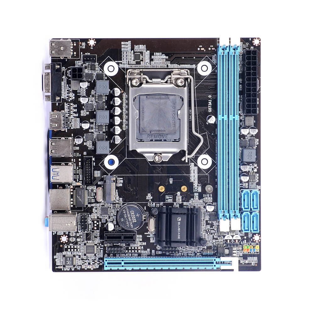 Placa mãe Bluecase BMBH81-G3HGU-M2 Intel H81 LGA 1150 DDR3 Rede 1000 M.2 - BS Informática - 11 ...