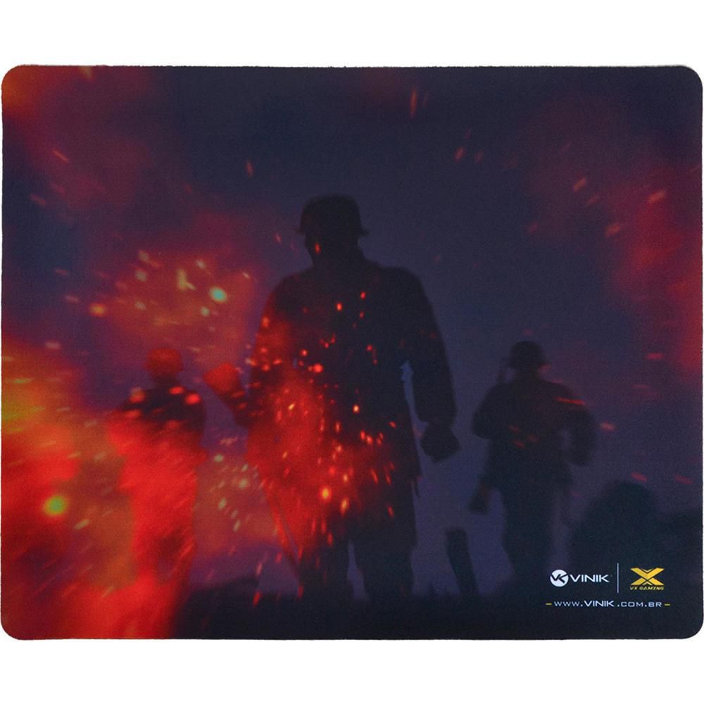 Mouse Pad Gamer Vinik Vx Gaming War Base Emborrachada 32x27 - BS Tech ...