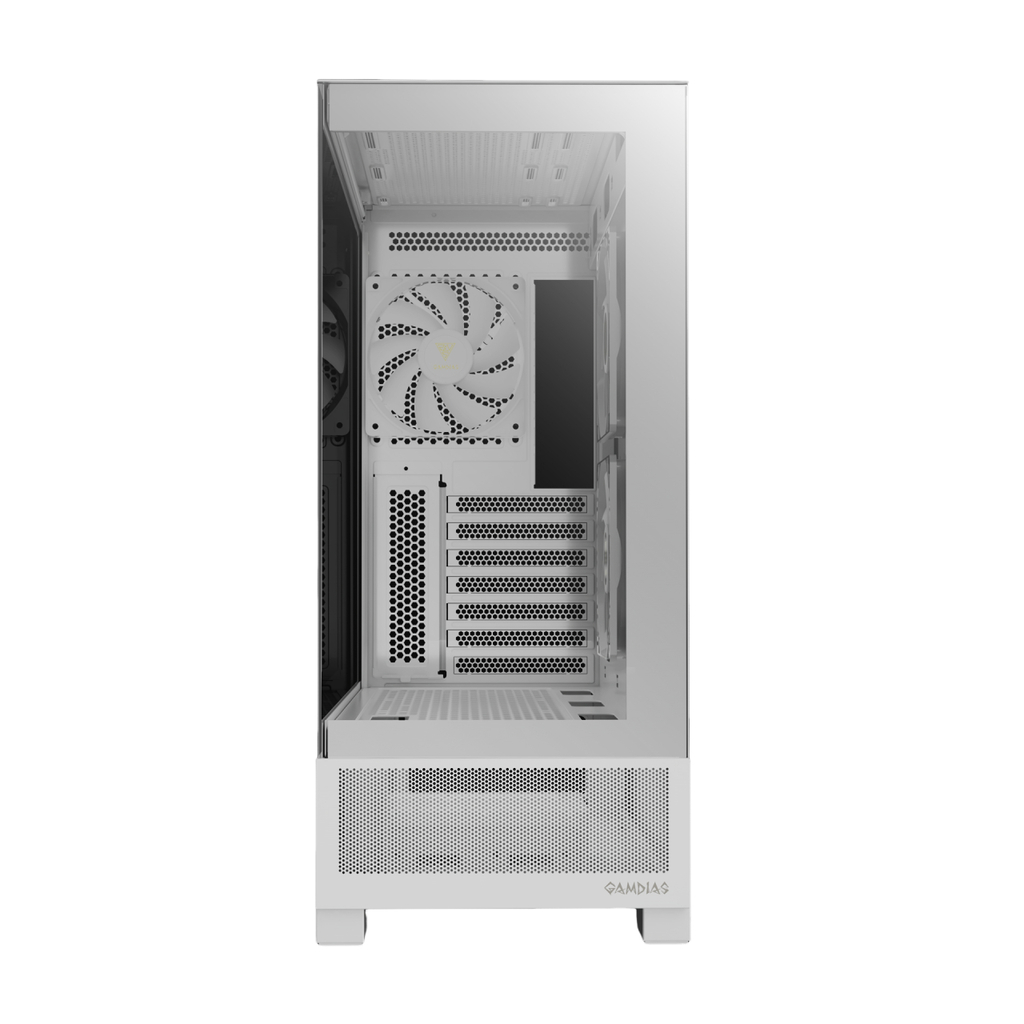 Gabinete Gamer Gamdias Atlas M1 WH Com 3 Fans RGB ATX Branco - BS Tech ...