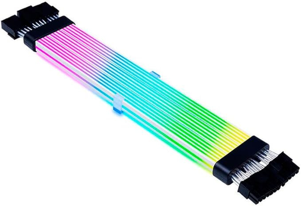 Cabo Extensor Sleeved 24P Acegeek AC38 ARGB 345mm Preto - BS Tech ...