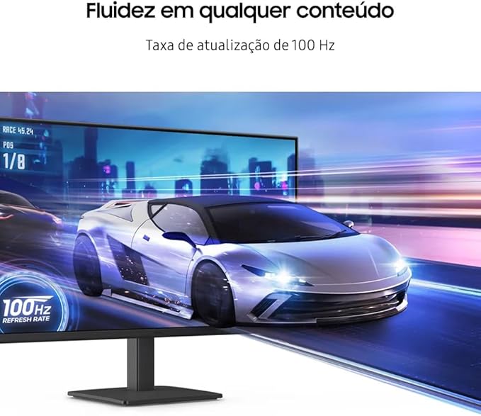 Monitor Gamer Samsung 24" FHD 100 Hz Preto S3 IPS LS24D300 - BS Tech ...