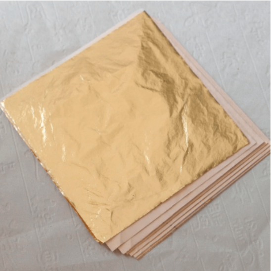 5000 undd Folha de Ouro Imitação Para Douração e Restauro 14x14 - Casa ...