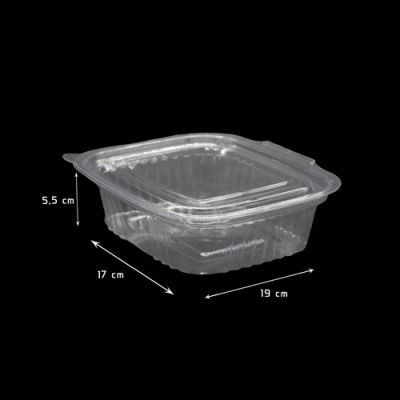 Embalagem pote retangular tampa articulada 750ML Galvanotek GA 92 - 10 unidades - Embalagens ...