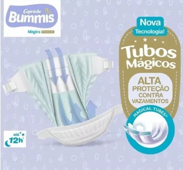 Fralda Infantil Bummis Magics Premium XXG - ATACADÃO DAS FRALDAS