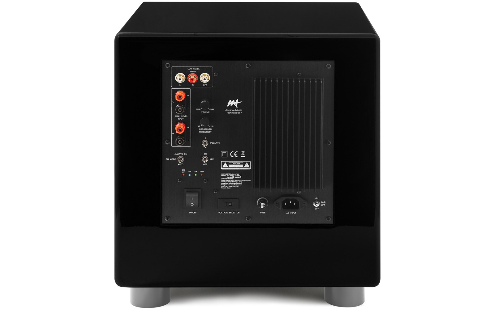 Subwoofer Ativo 8" 400w RMS AAT Cube New Gen Premium - Brug Áudio Vídeo ...