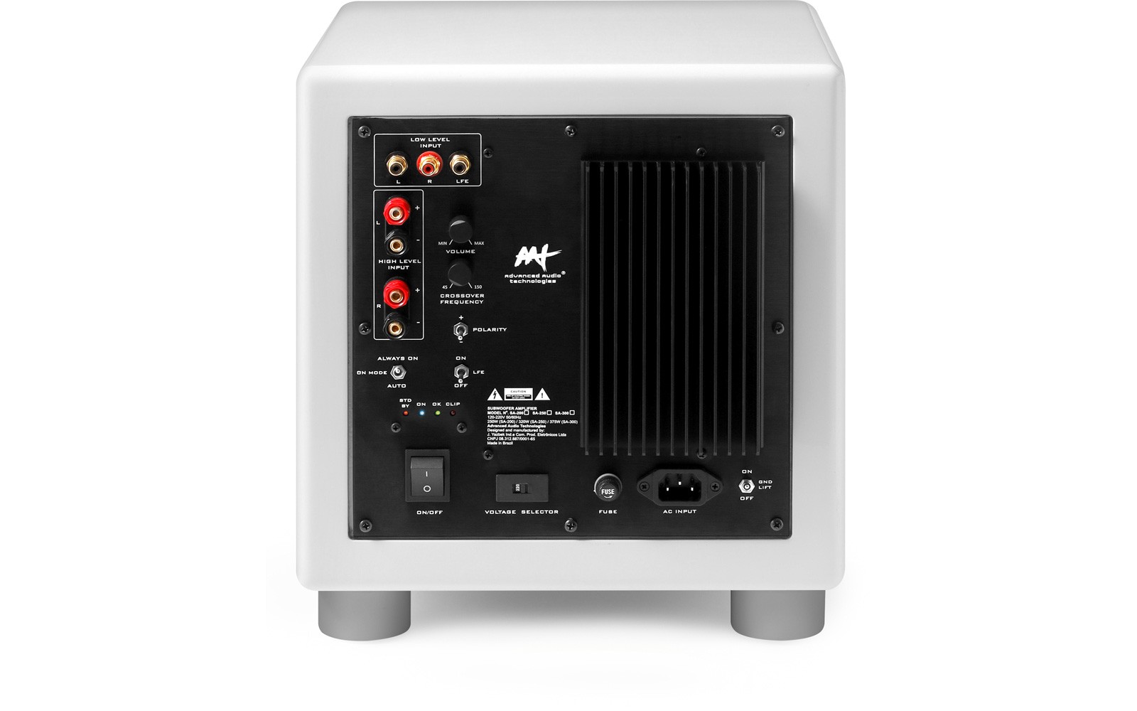 Subwoofer Ativo 8" 400w RMS AAT Cube New Gen Premium - Brug Áudio Vídeo ...