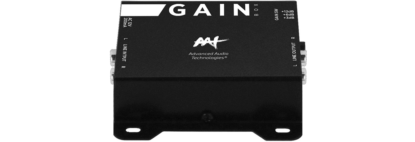 Pré Amplificador De Sinal de Áudio com Ganho Chaveável AAT Gain Box ...