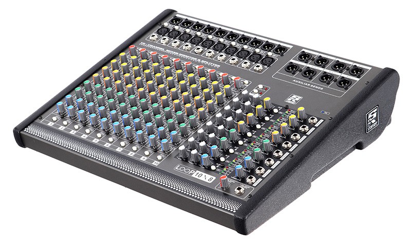 Mixer / Splitter Para Monitoração 10 Canais 8 Out AUX Phanton Power ...