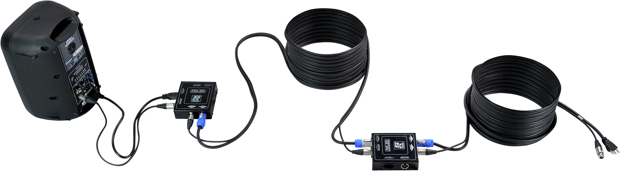 Distribuidor de Áudio + AC Staner AC PAD 221 - Brug Áudio Vídeo Automação