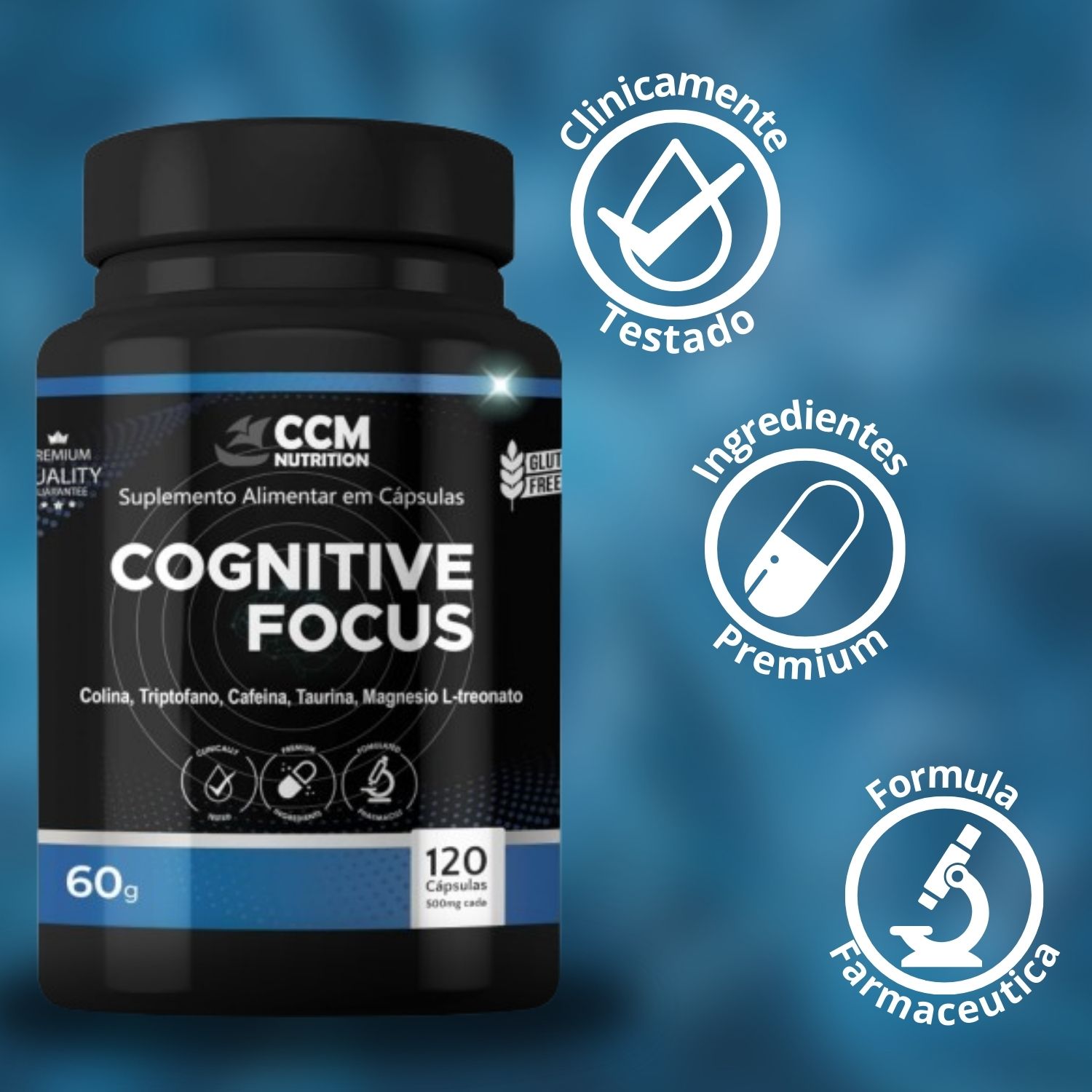 COGNITIVE FOCUS 120 CPS - CCM Nutrition