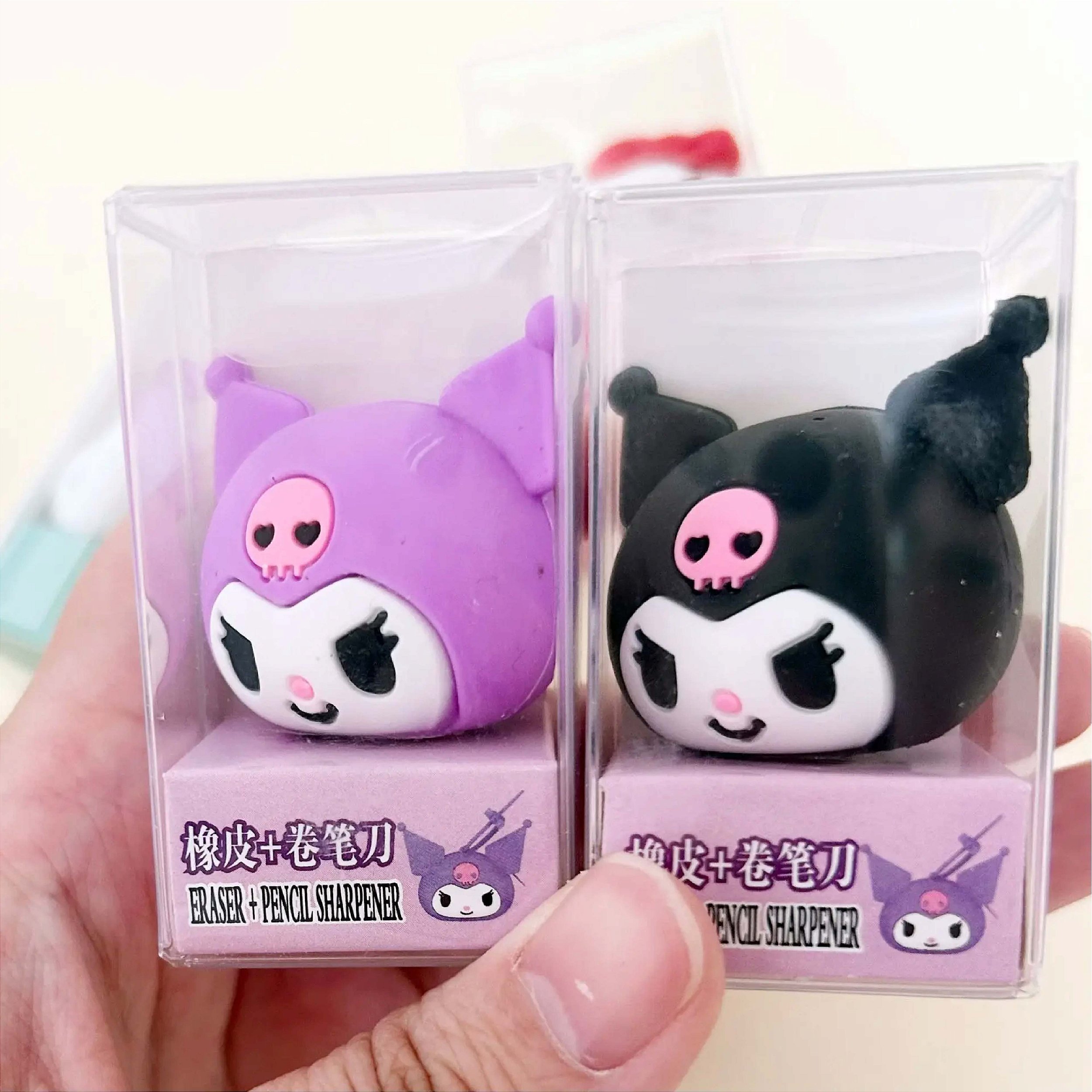 Apontador e Borracha Personagens turma Sanrio, Hello Kitty, Kuromy My ...