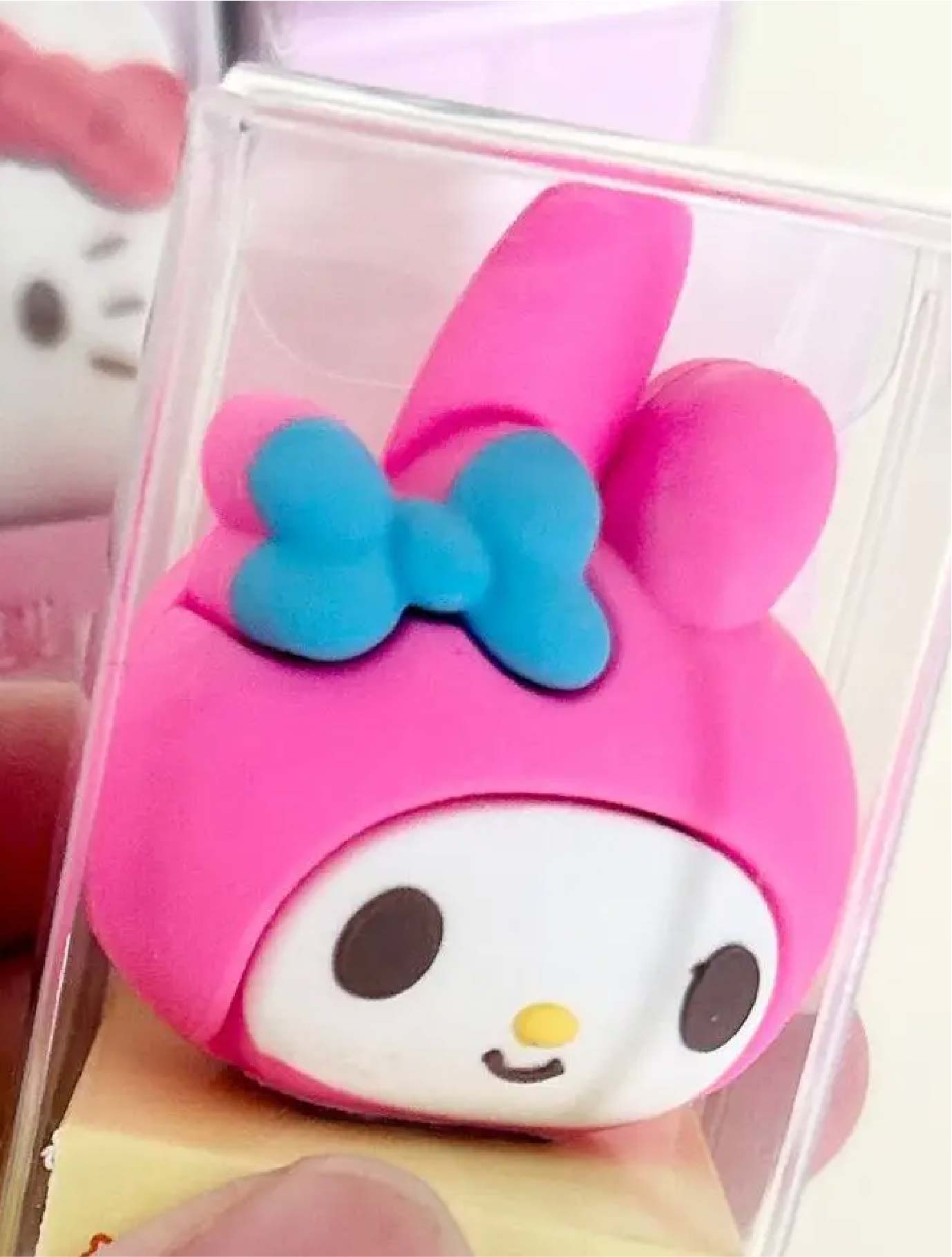 Apontador e Borracha Personagens turma Sanrio, Hello Kitty, Kuromy My ...
