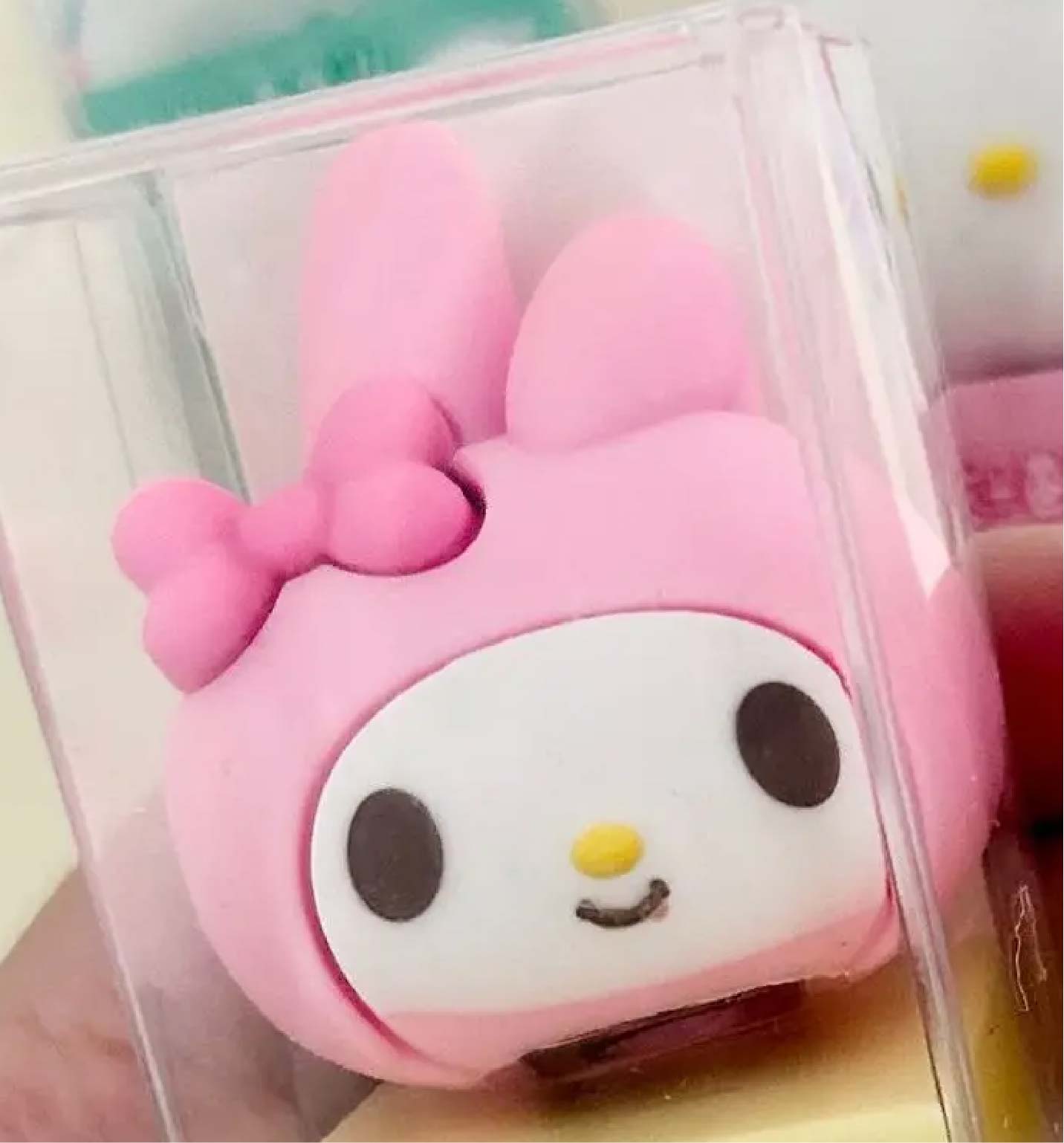 Apontador e Borracha Personagens turma Sanrio, Hello Kitty, Kuromy My ...