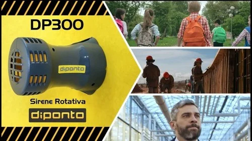 Sirene Rotativa Dp300 Alcance De 300 Mts - Araponto Soluções em ...