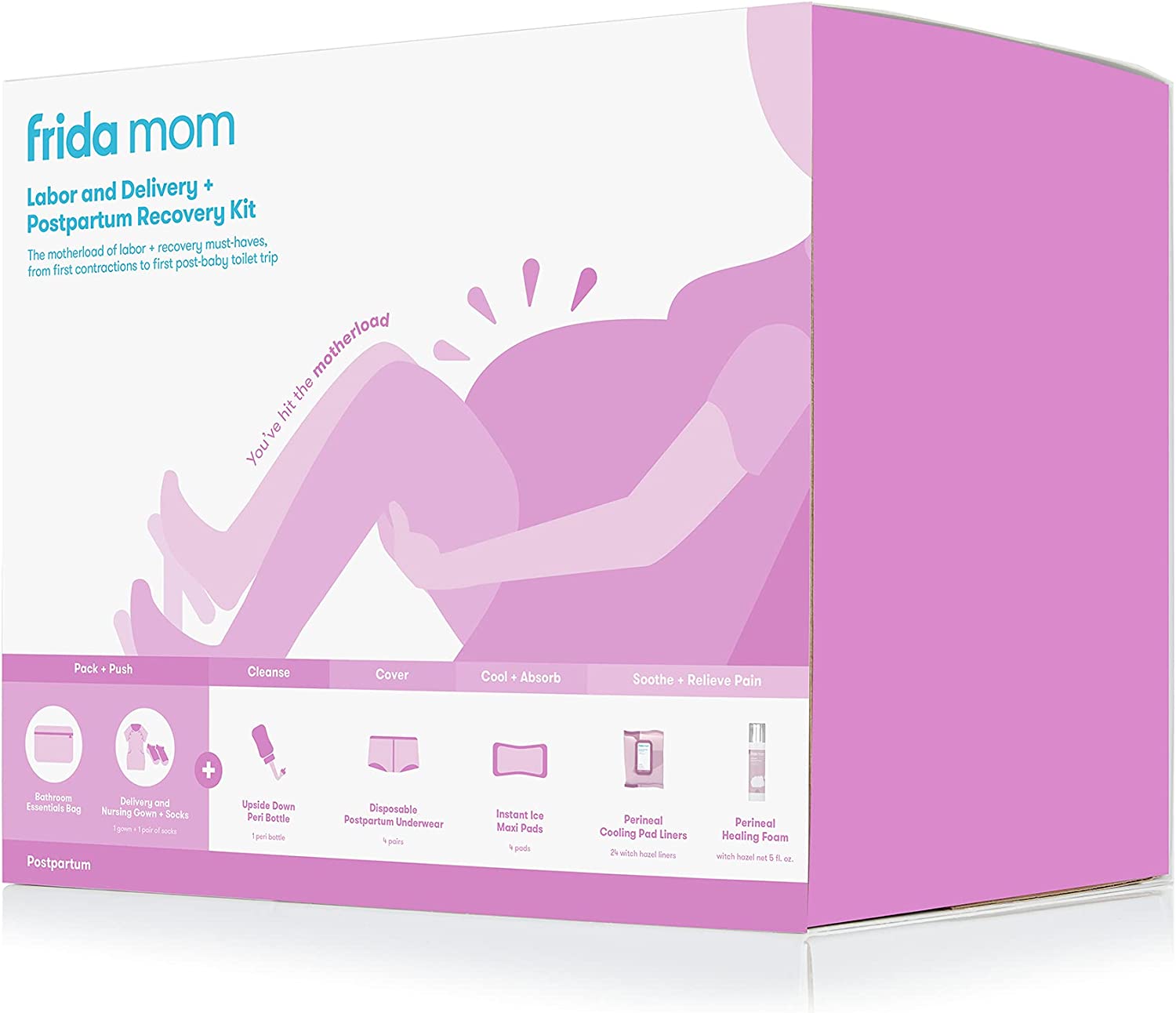 Frida Mom Kit Trabalho de Parto Normal + Kit Pós Parto Essencial - JH ...