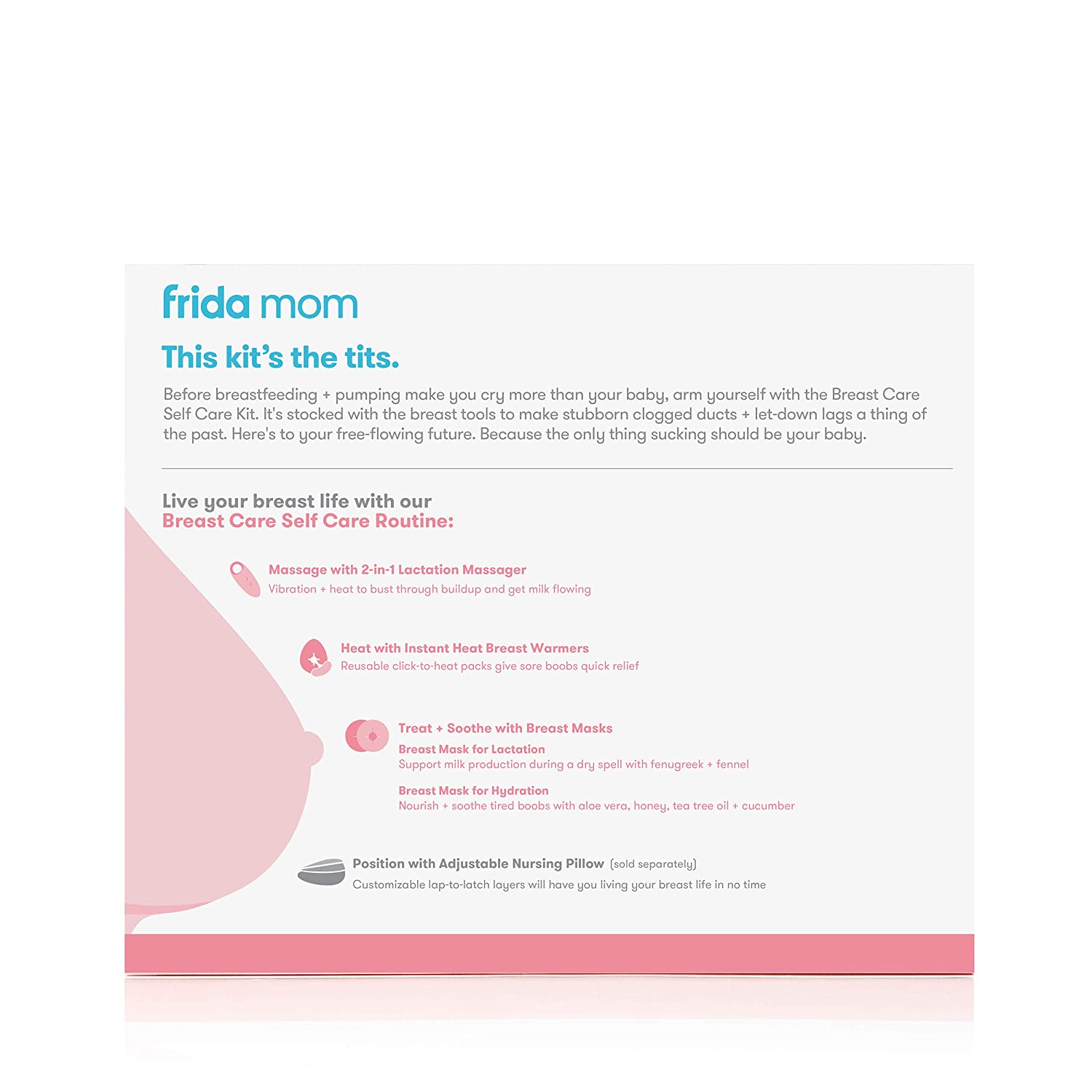 Frida Mom Kit Amamentação Completo com Massageador de Seios - JH Baby ...
