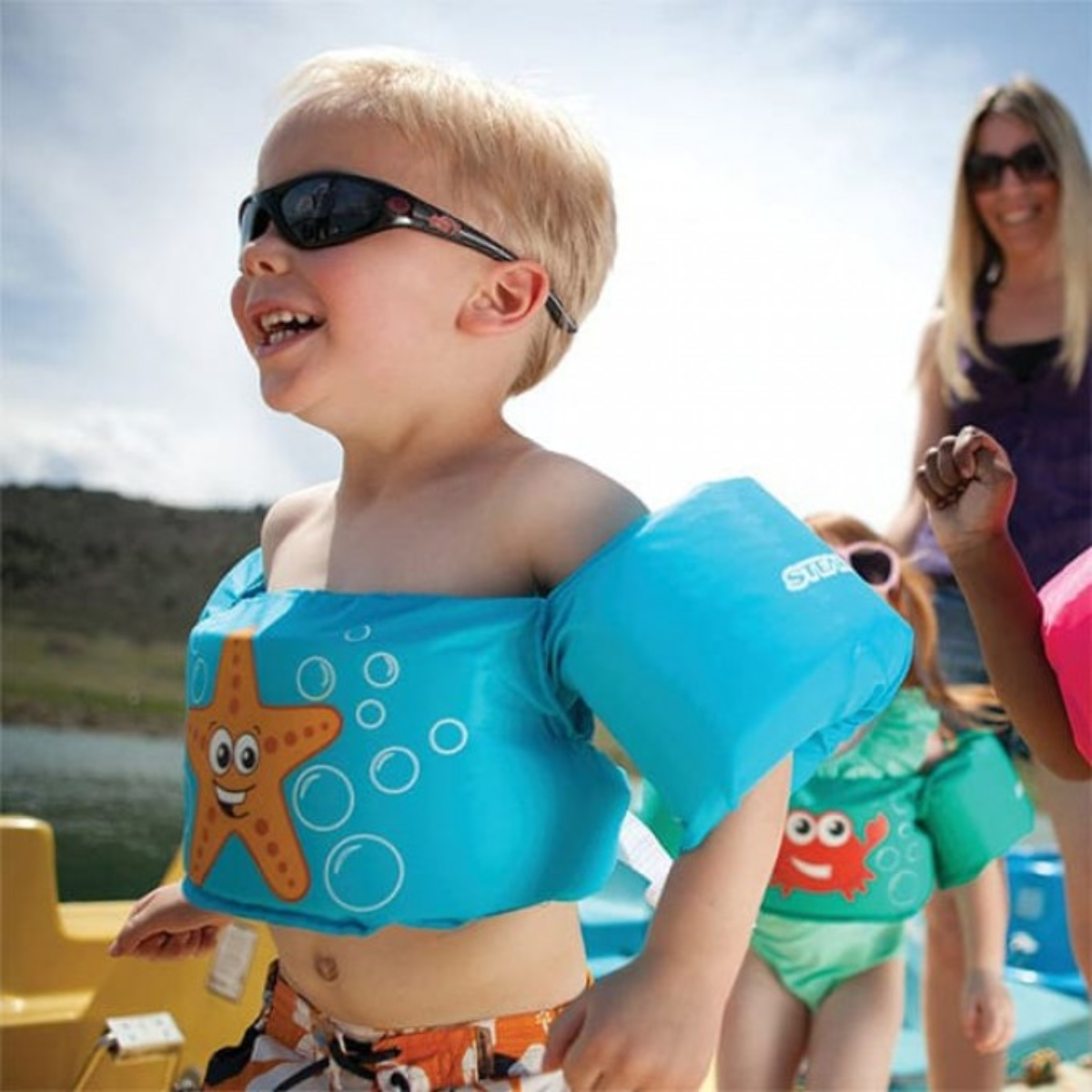 Colete Infantil Puddle Jumper Starfish - Azul - ILHA DA PESCA