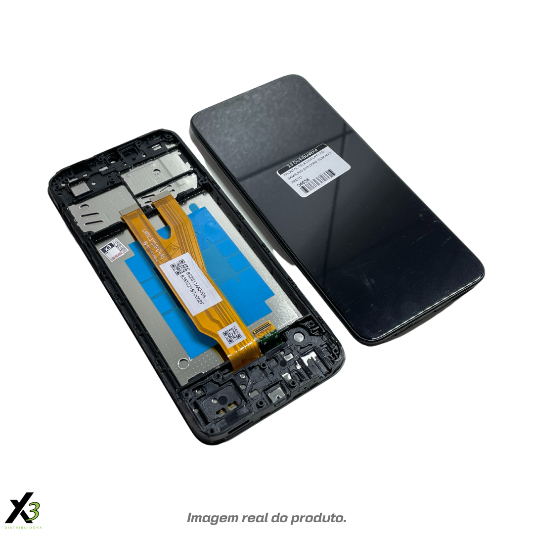 Frontal Tela Display Samsung A03 Core Com Aro 1 Linha - X3 ...