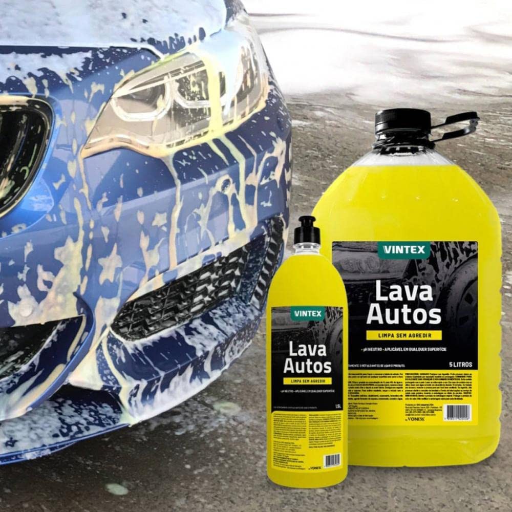 Lava Autos Concentrado pH Neutro - 5 Litros - Vonixx - Policenter ...