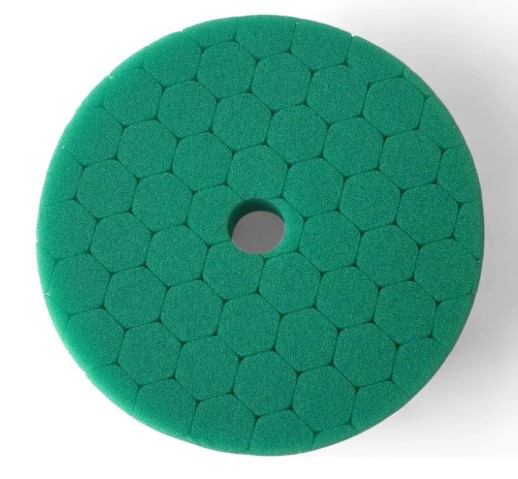 Boina Hexagonal Espuma Polimento Corte Agressivo 5'' Roto Orbita-verde ...