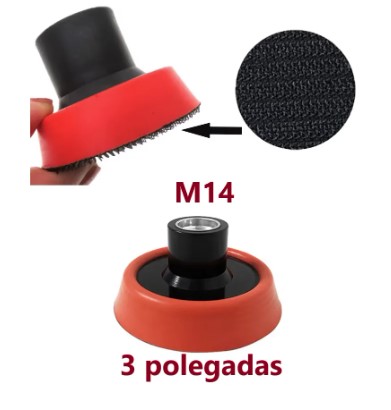 Prato Velcro Suporte 3 Pol Roto Orbital Rosca M14 - Sigma - Policenter ...