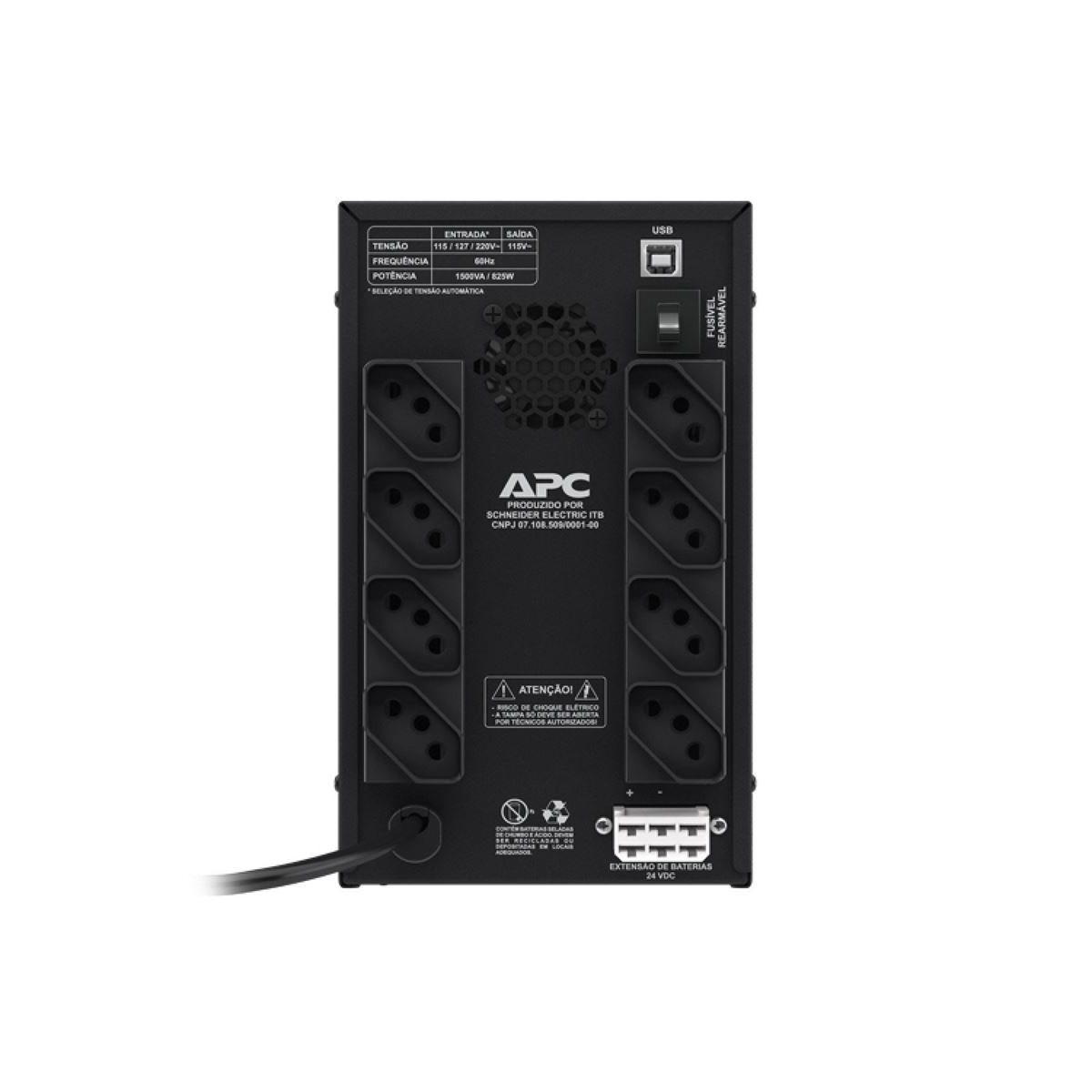 Nobreak APC BACK-UPS 1500VA 115/220v BZ1500XLBI-BR - Seminovo - BNPower