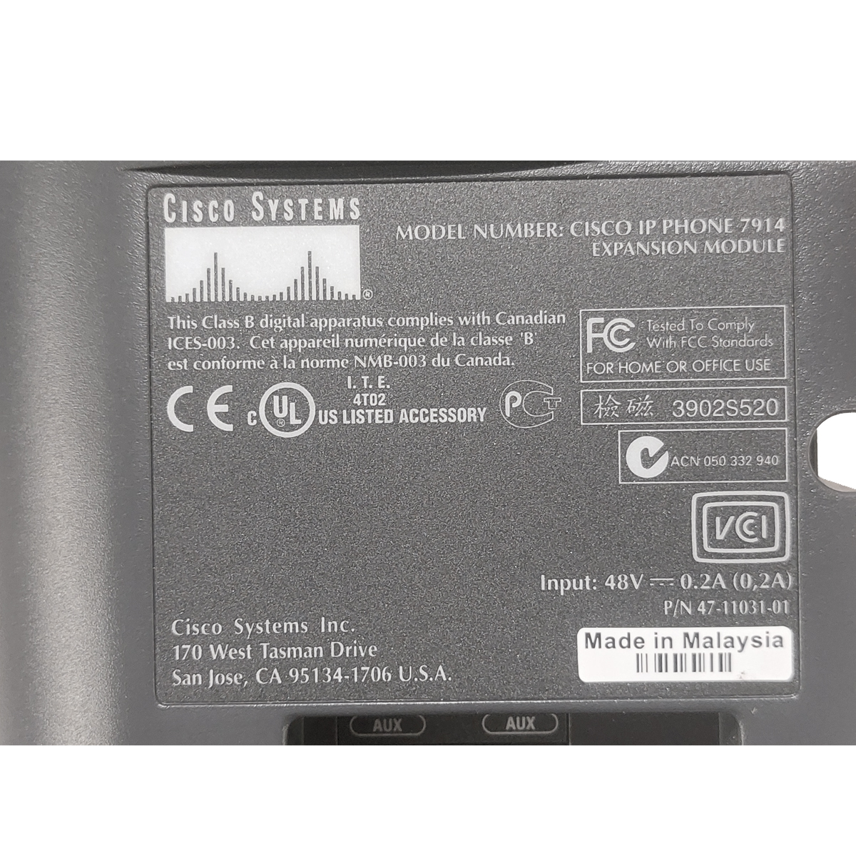 Cisco IP Phone 7914 Expansion Module (47-11031-01) - BNPower