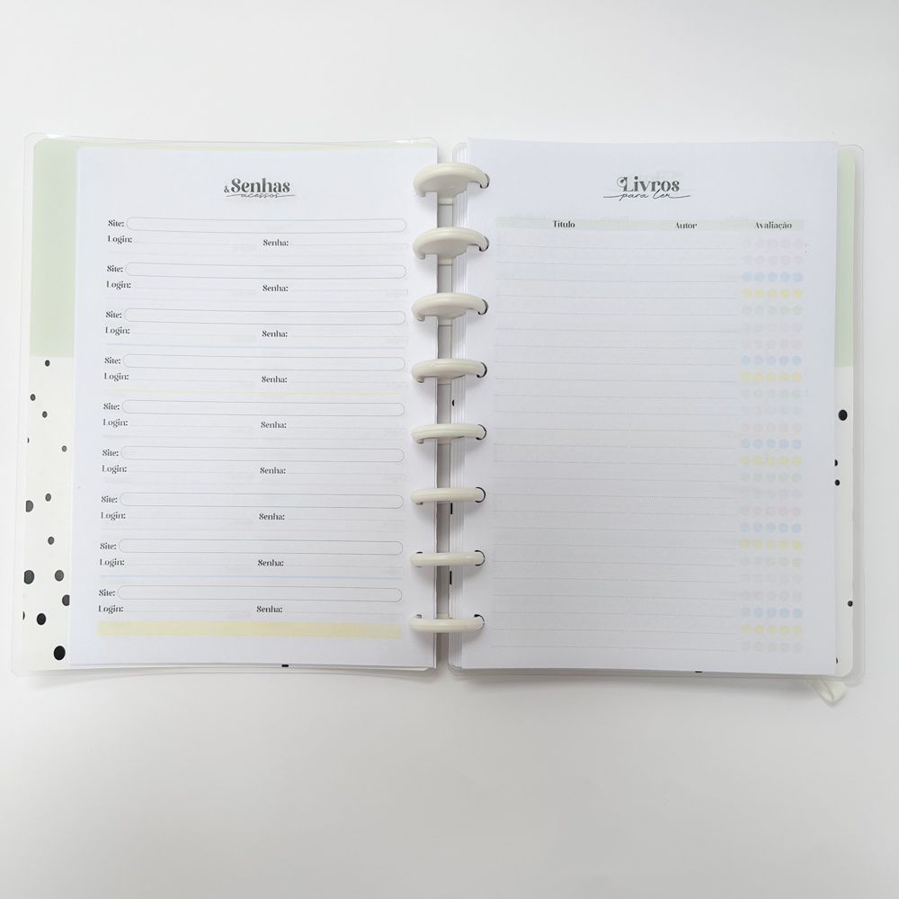 Planner Color Basic - A5 ( 8 Furos ) - Pitaya - Moreih Paper