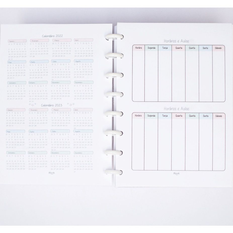 CADERNO DE DISCOS inteligente Basic PITAYA - Folhas reposicionáveis - Moreih Paper