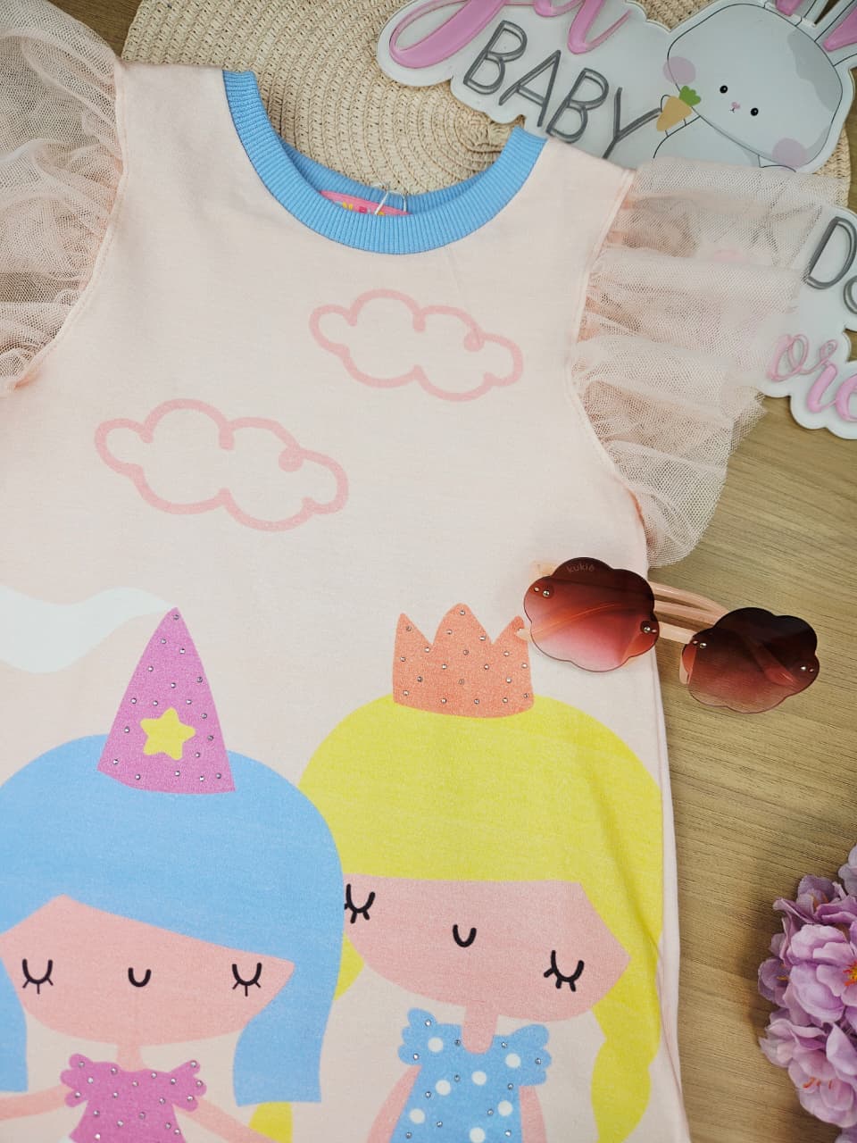 Vestido Princesas Mon Sucré - Ju Baby Store