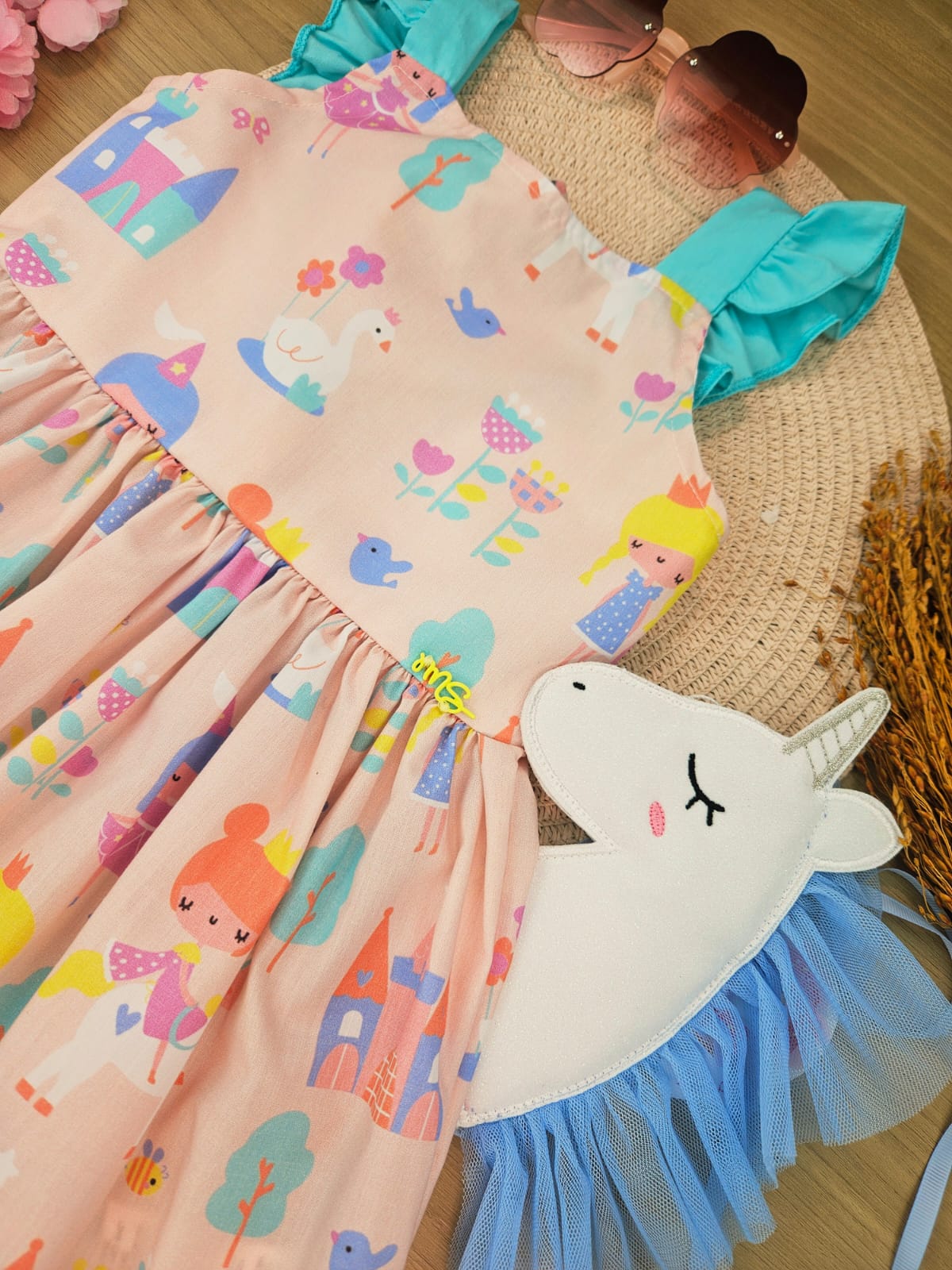 Vestido Princesas Mon Sucré - Ju Baby Store