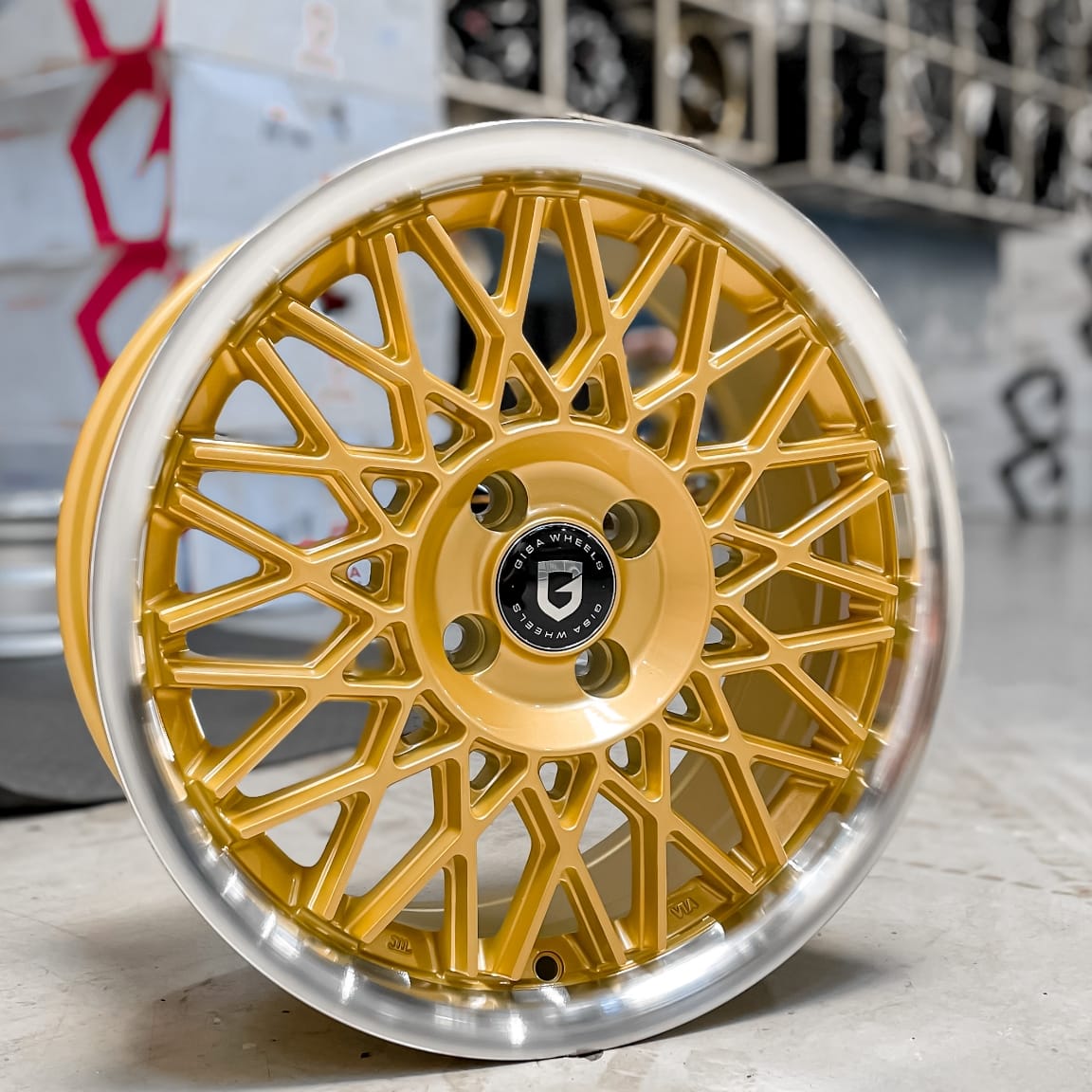 Jogo de rodas Gisa Mesh - 16x7" - 4x100 - VPR Brasil