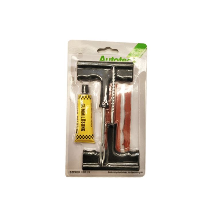 Kit Remendo Reparo Macarrão Pneu Carro Moto Sem Câmara - Thomas Parts Kit Remendo Reparo Macarrão Pneu Carro Moto Sem Câmara - Thomas Parts