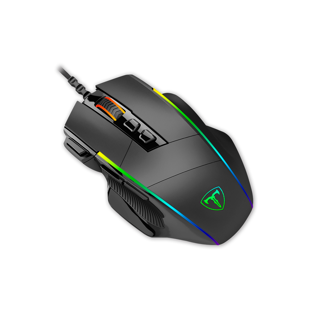 Mouse Gamer T-Dagger ROADMASTER Rgb 8000 Dpi 1000Hz 8 Botões Preto ...