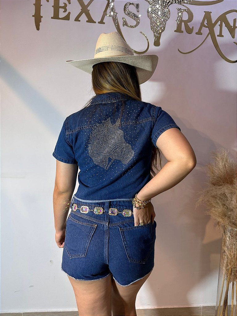 Conjunto Jeans Moda Country Texas Ranch - Texas Ranch Jeans