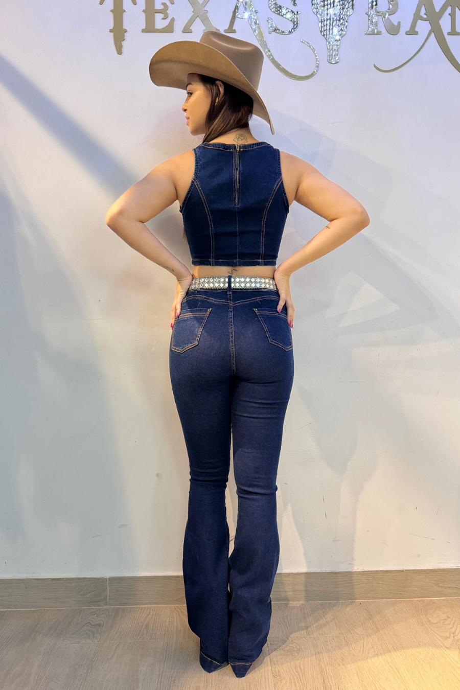 Conjunto Jeans Top Texas Ranch Jeans - Texas Ranch Jeans