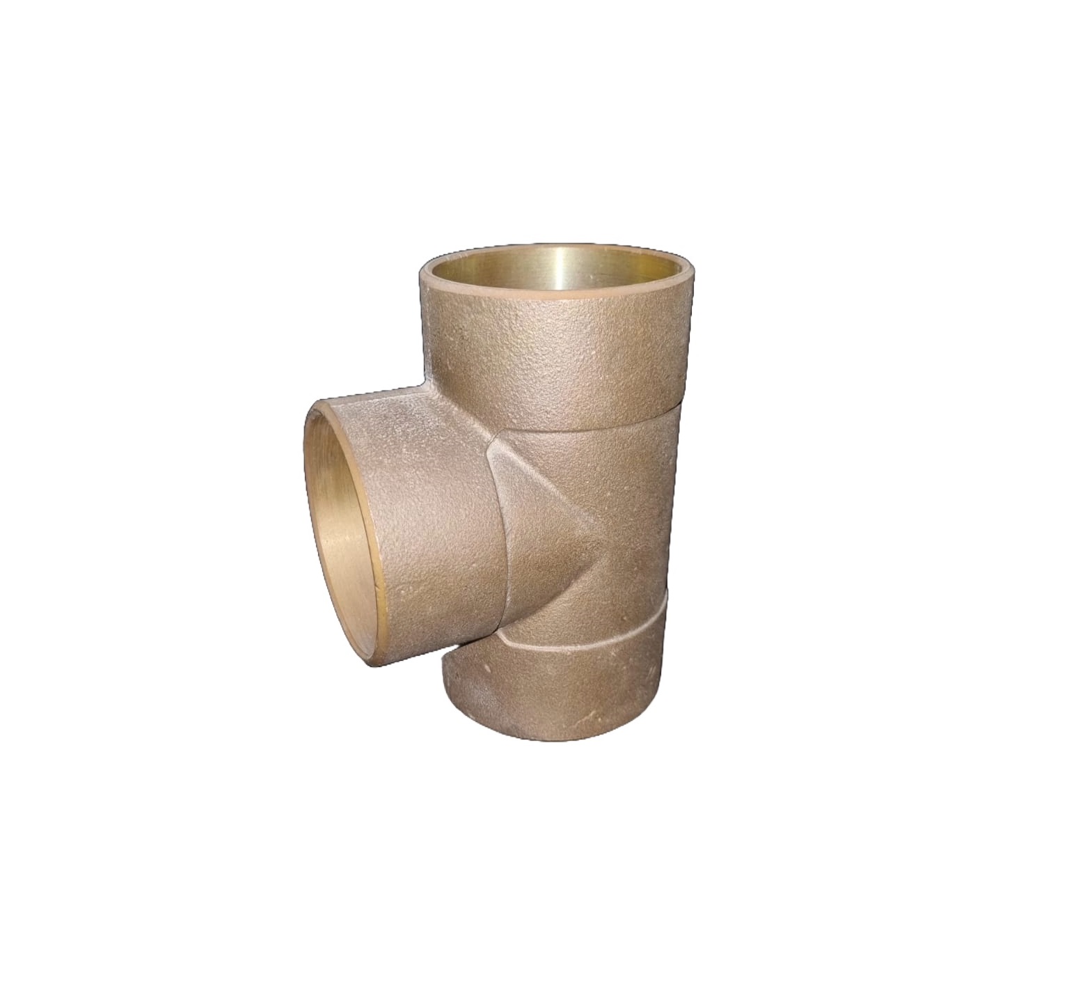 Tê Cobre/Bronze Sem Anel Eluma - Himater | Loja de Produtos Elétricos e ...