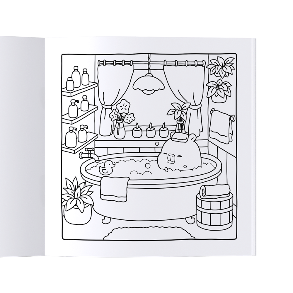 Capy Moments: Colouring Book - Loja Editora Pixel - Editora Pixel ...