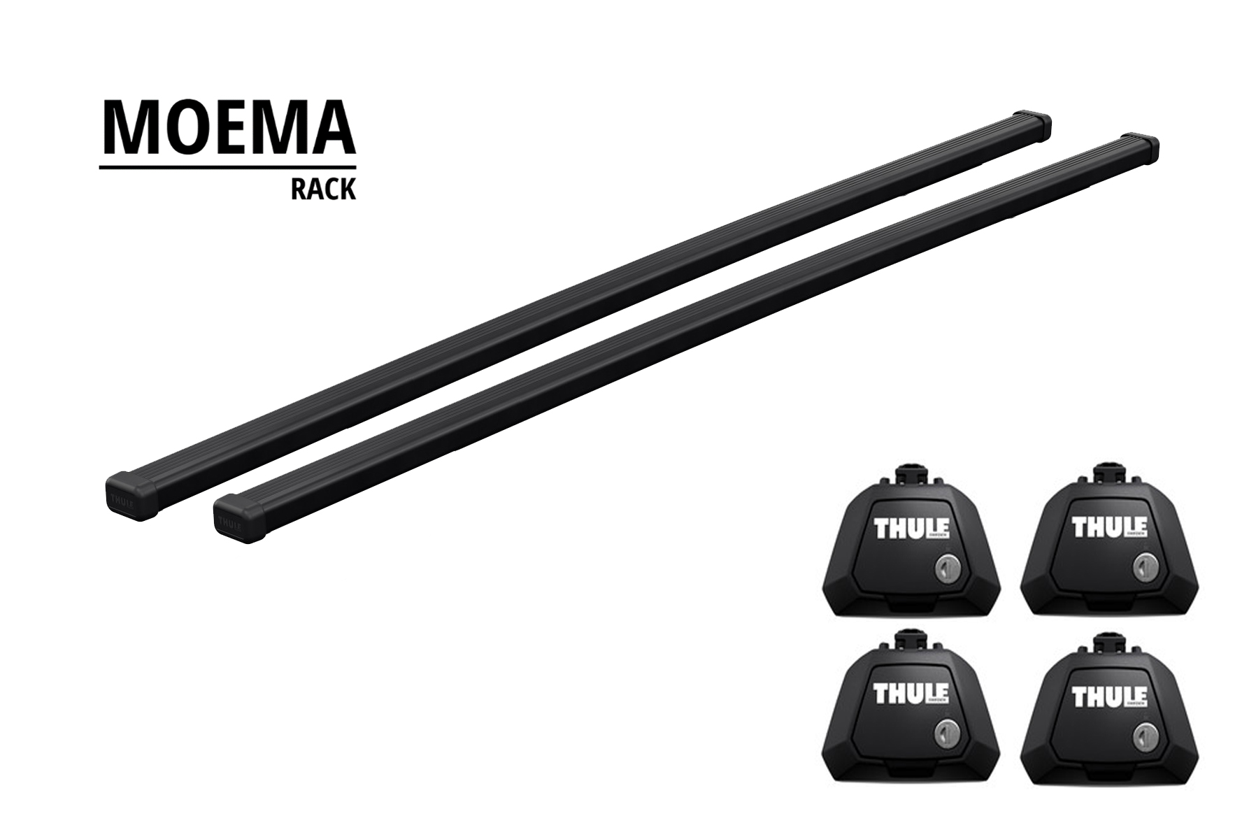 Rack Thule Volvo XC90 2015 em diante Com Longarinas SquareBar Evo