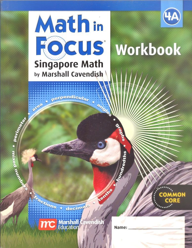 Math In Focus - Singapore Math 4A - Student Workbook - Livraria ...