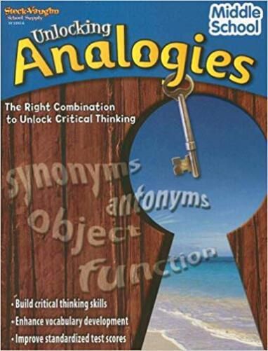 Unlocking Analogies, Middle School Grades 6-8 - Livraria Internacional SBS