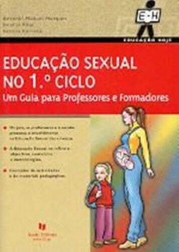 Educação Sexual No 1º Ciclo Um Guia Para Professores E Formadores
