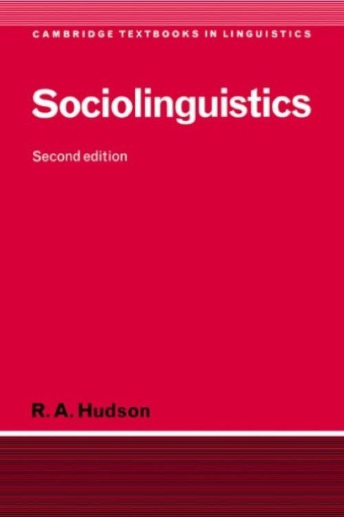 Sociolinguistics Book Second Edition Livraria Internacional Sbs