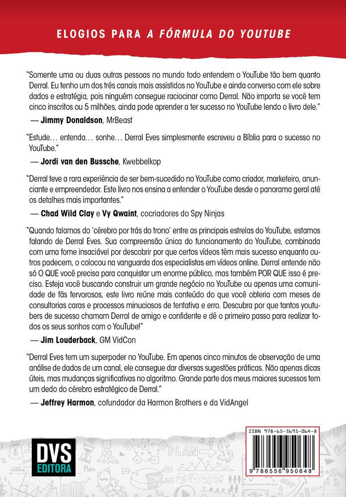 A Fórmula Do Youtube Como Desvendar O Algoritmo Para 9786556950648 ...