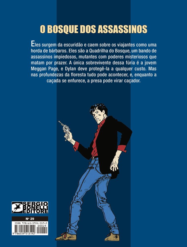 Dylan Dog - Volume 29 O Bosque Dos Assassinos - Livraria Internacional SBS